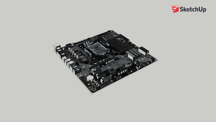 ATX mini motherboard | 3D Warehouse