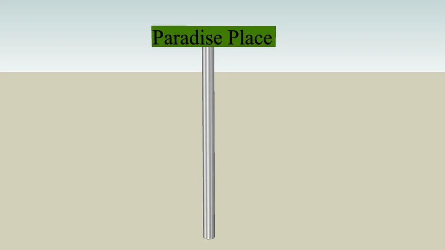 Street Sign | 3D Warehouse