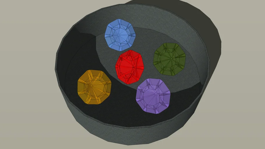 Odds & Ends, Assorted Gemstones | 3D Warehouse