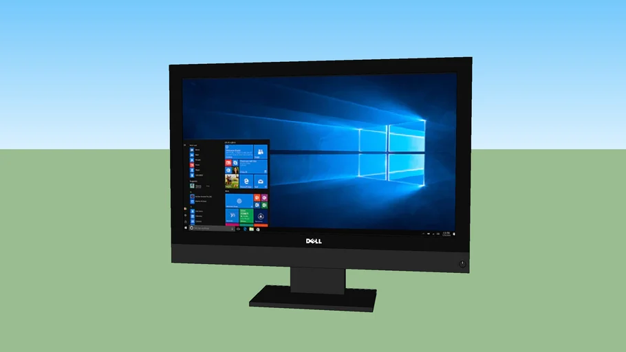 Dell OptiPlex 7450 (AIO) computer | 3D Warehouse