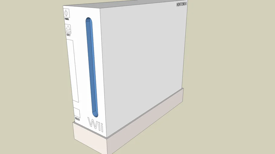 Nintendo Wii | 3D Warehouse