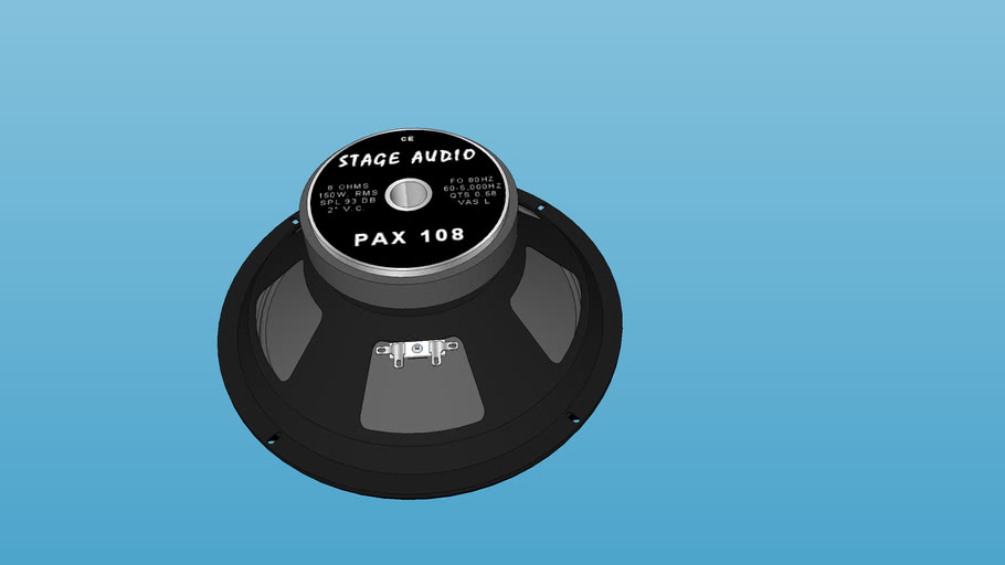 HP Stage Audio PAX 108 | 3D Warehouse