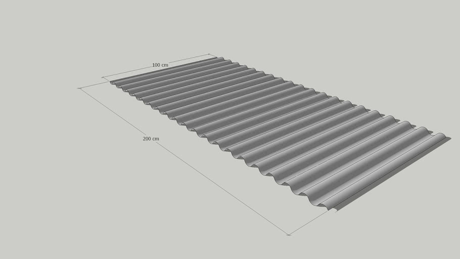 Atap Asbes | 3D Warehouse