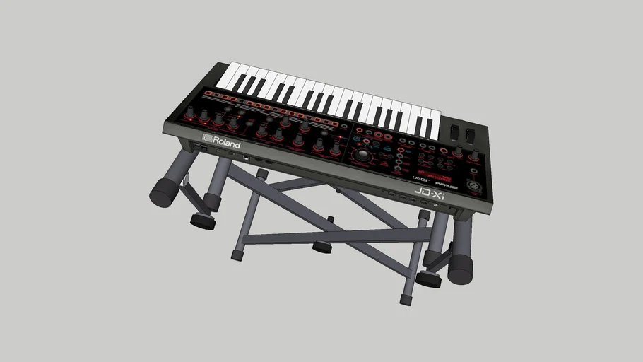 bass keyboard rig | 3D Warehouse