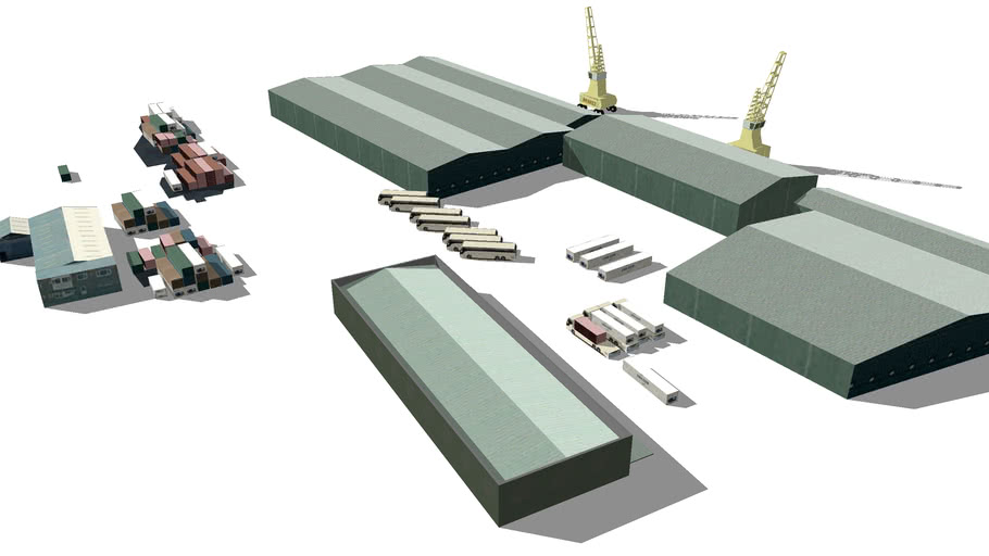 Portsmouth Container Dock (430 KB) | 3D Warehouse