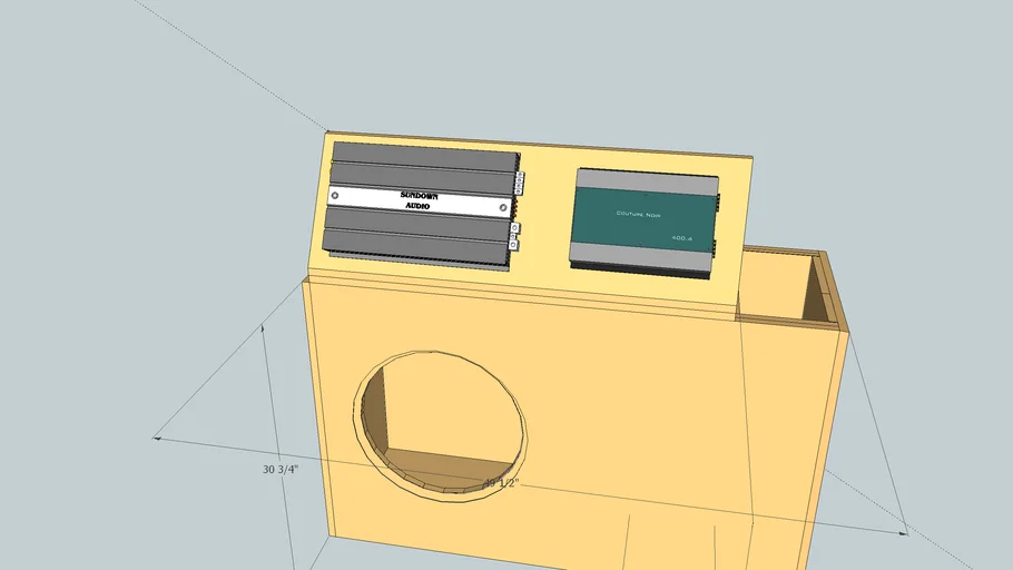 18' sub box | 3D Warehouse