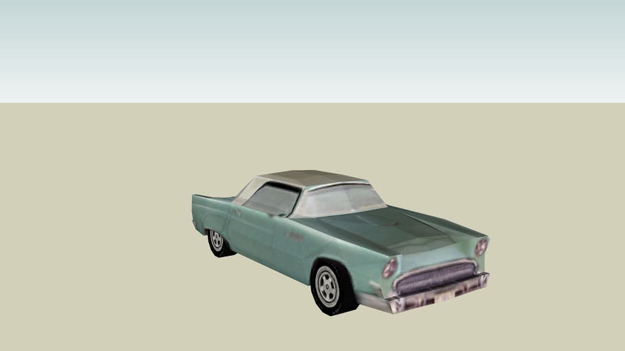 Driver 1 PC Model (Ford Thunderbird) | 3D Warehouse