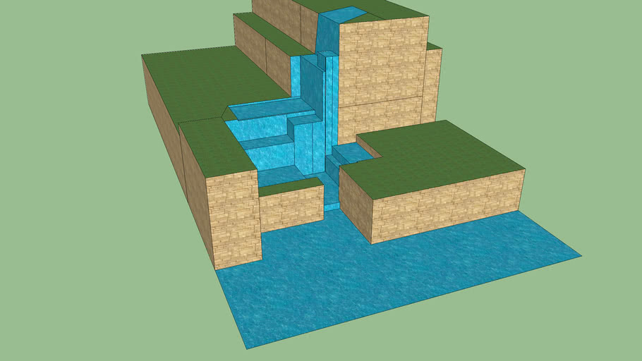 NICE waterfall | 3D Warehouse
