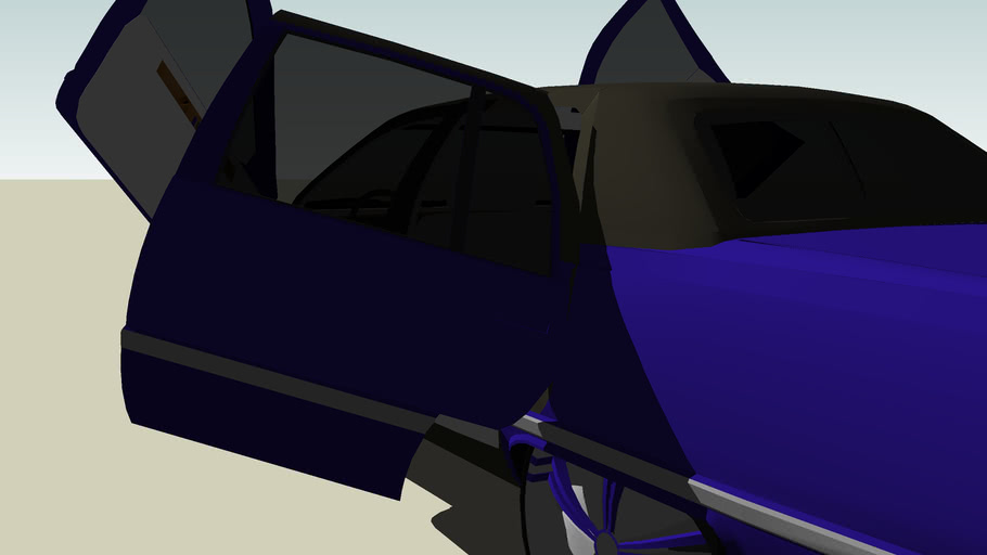 Purpe Caddy (26in Rims ,Chrome.w/Purple Trim) | 3D Warehouse