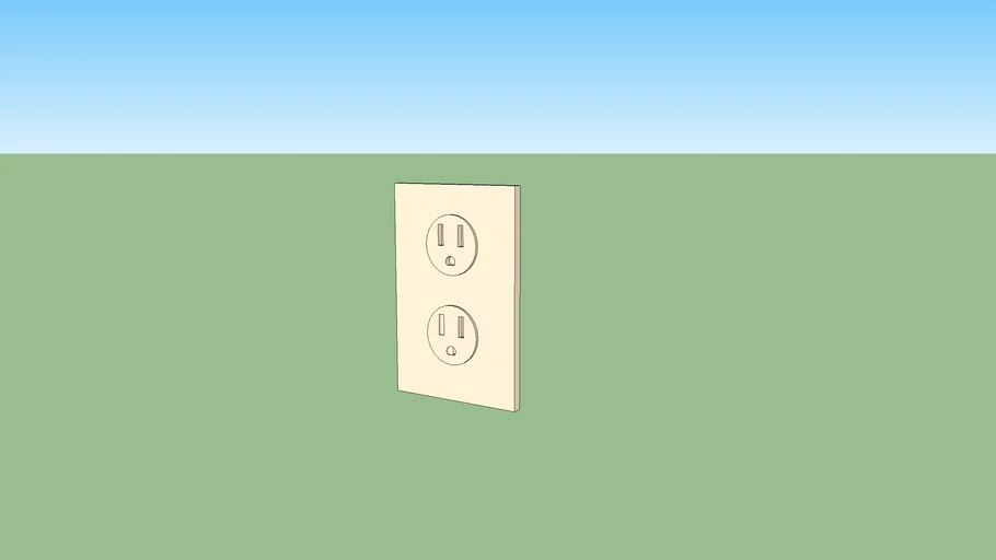 Wall Outlet | 3D Warehouse