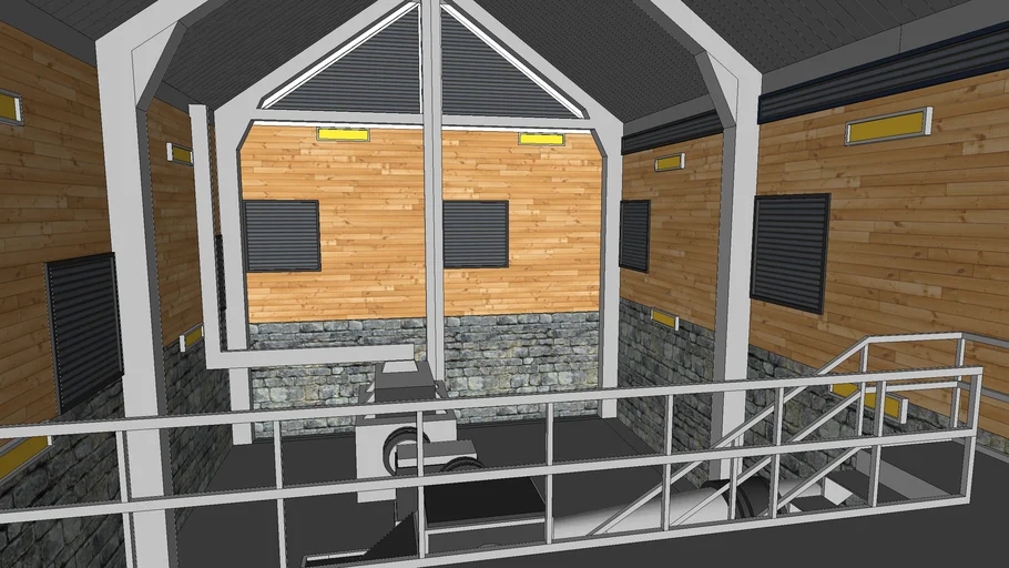 Small Power Station Interior and Extirior | 3D Warehouse