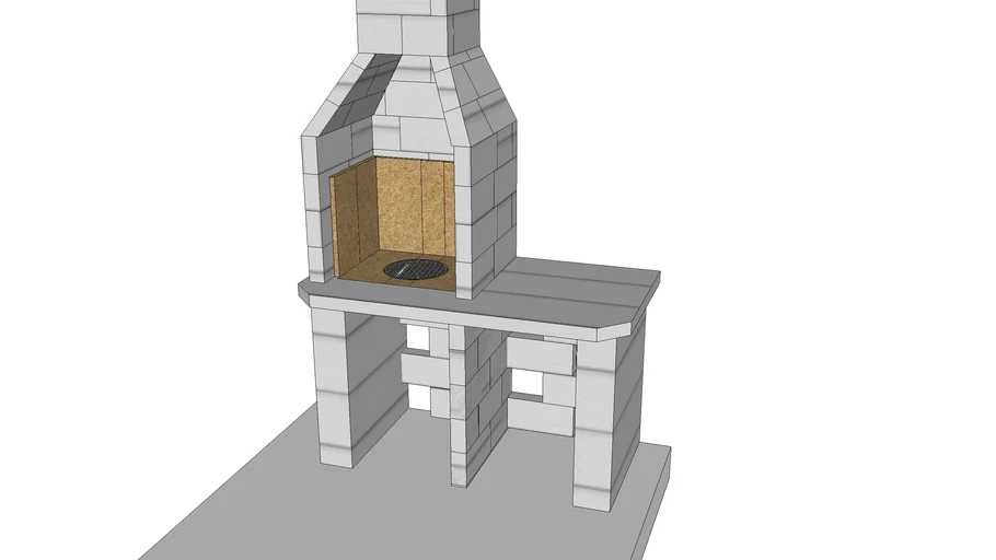 Garden fireplace | 3D Warehouse