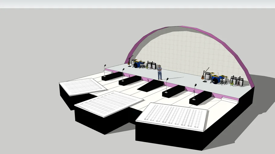 concert stage | 3D Warehouse