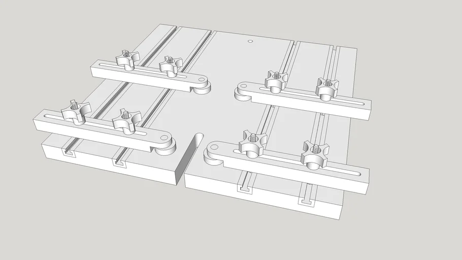 Router Inside Circle Jig | 3D Warehouse
