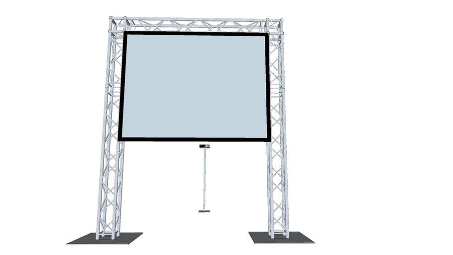 Projector Truss Arch 3.5m x 2.5m | 3D Warehouse