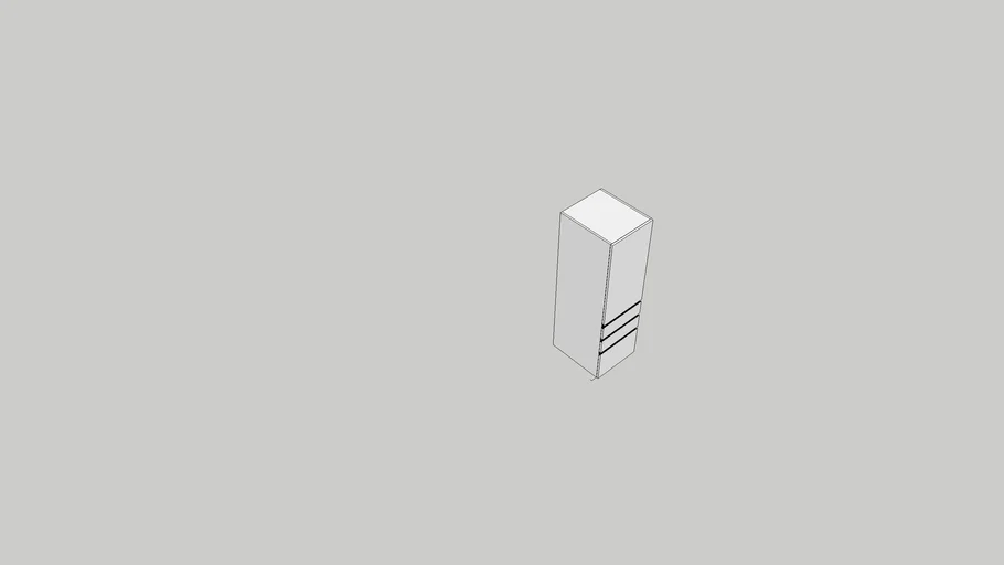 Lines Tall_unit Storage D70 H190 T3 W60 | 3D Warehouse