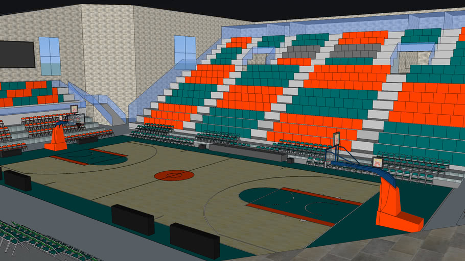 Little Basketball Arena - High School Basketball Arena | 3D Warehouse