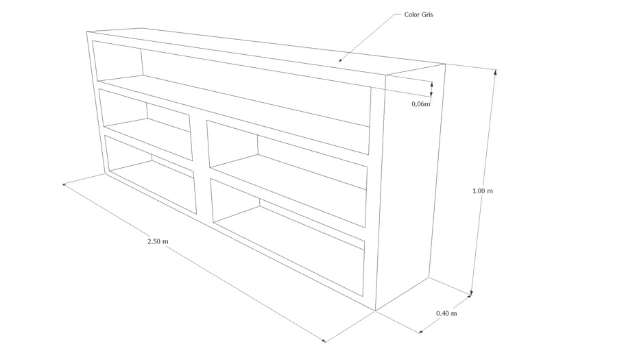repisa madera | 3D Warehouse