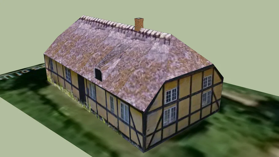 Yellow cottage | 3D Warehouse