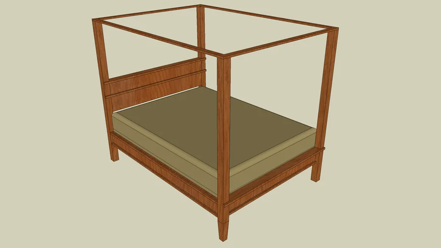 Canopy Bed | 3D Warehouse