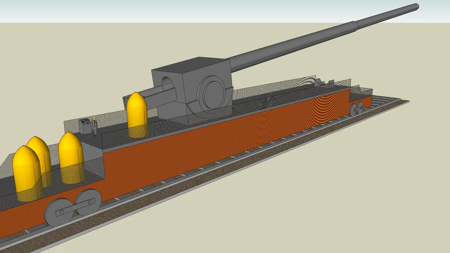 KC-5 Railway Gun | 3D Warehouse