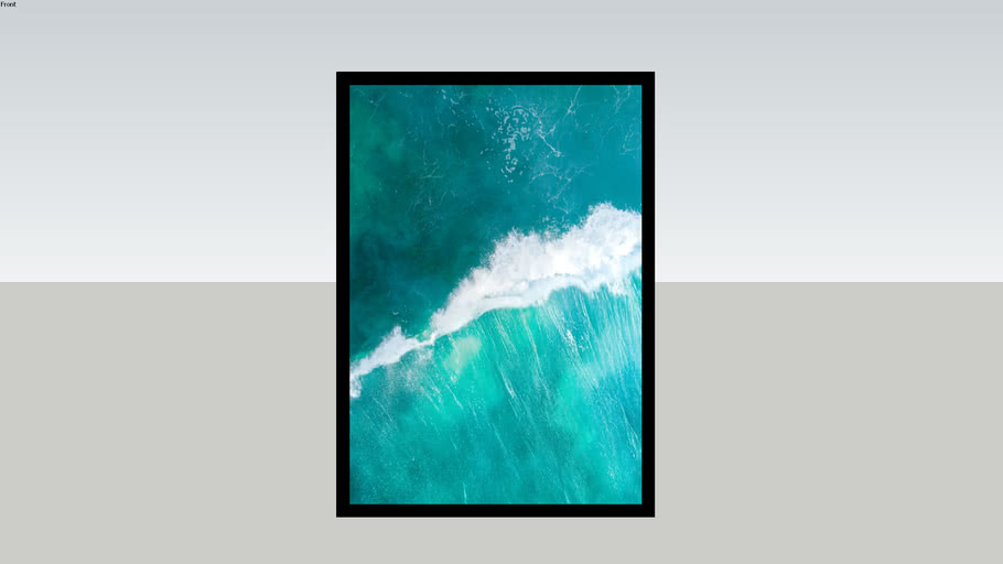 Quadro Decorativo Mar | 3D Warehouse