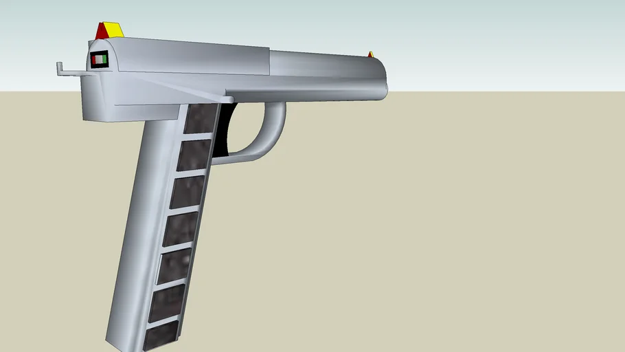 Tri barreled Light Plasma/Laser Pistol | 3D Warehouse