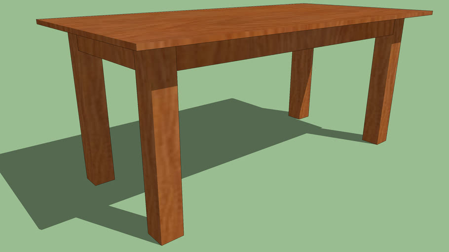 Mesa de Madeira | 3D Warehouse