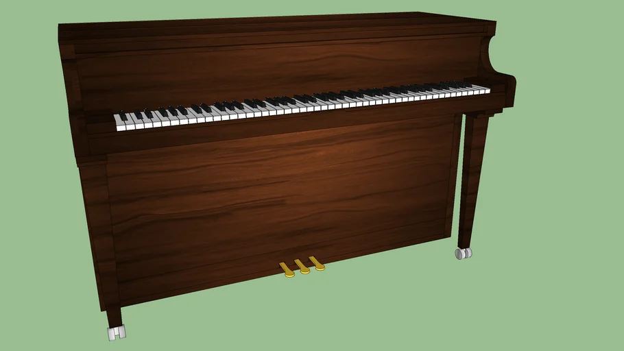 Piano vertical Spin | 3D Warehouse