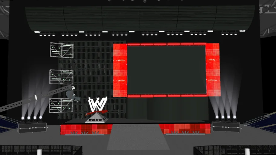 WWE STAGE RAW HD | 3D Warehouse