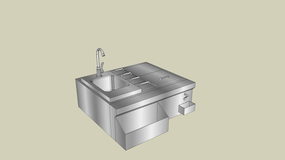 KBFU271VSS KitchenAid 30 inch Built-In Refreshment Center | 3D Warehouse