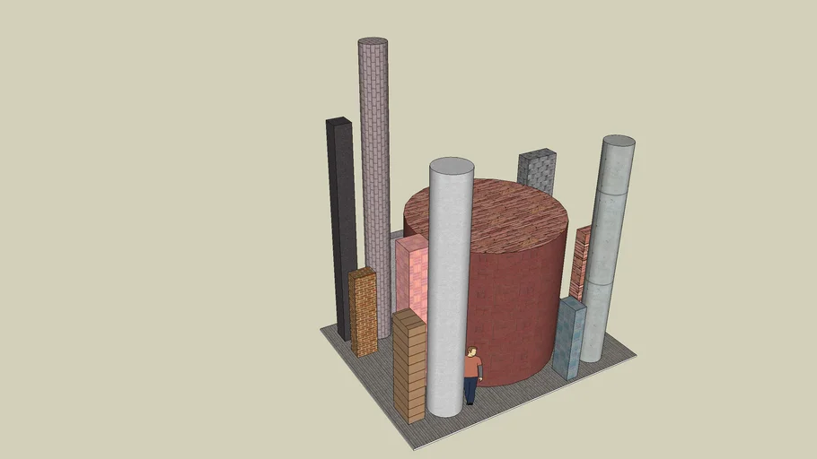 3D abstract statue | 3D Warehouse