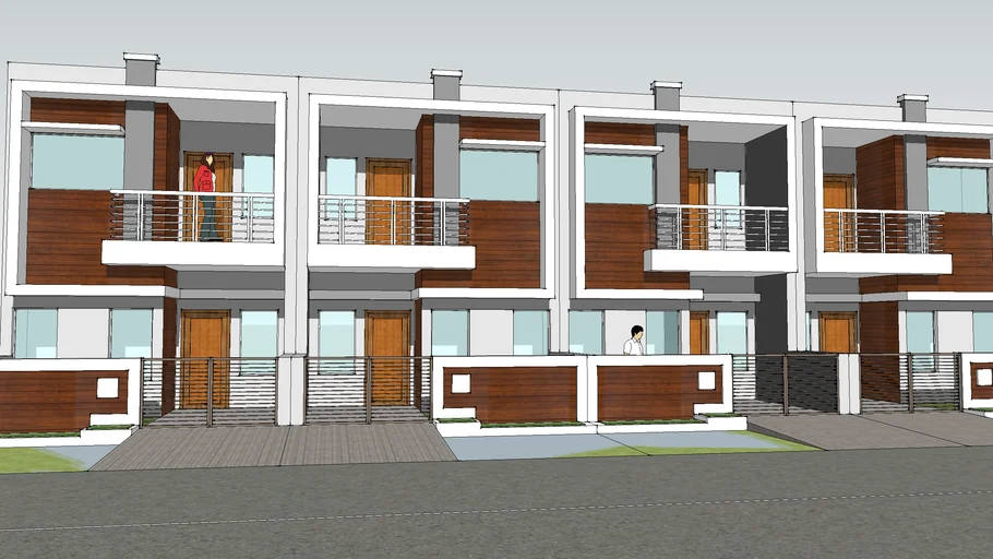 MODULAR FACADE HOUSE | 3D Warehouse