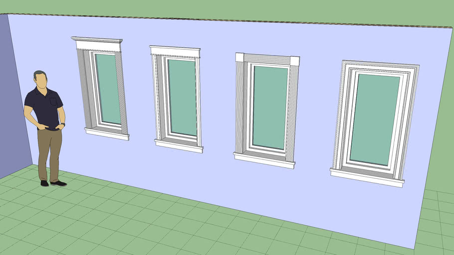 Custom Window Casings | 3D Warehouse