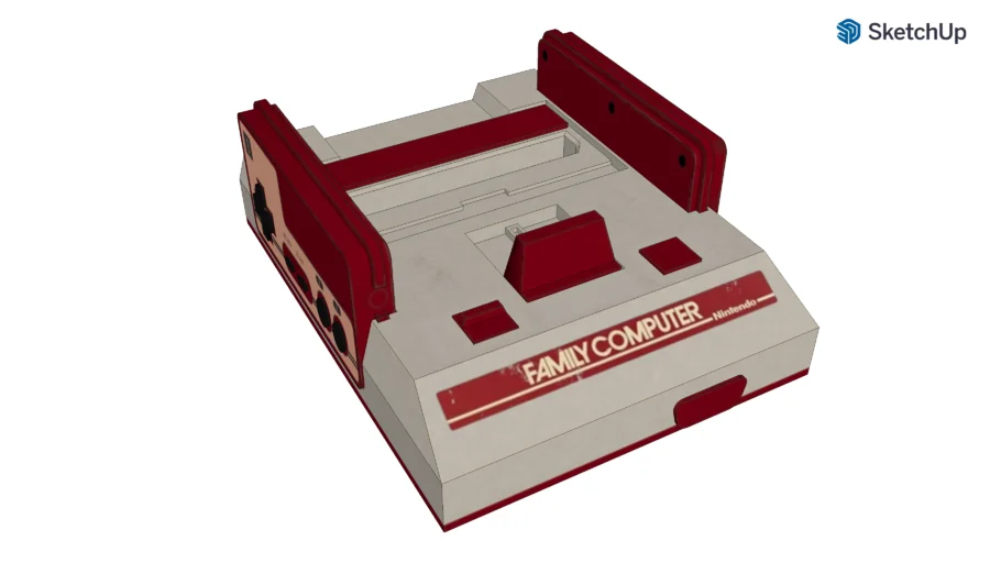 Nintendo Famicom 1983 | 3D Warehouse