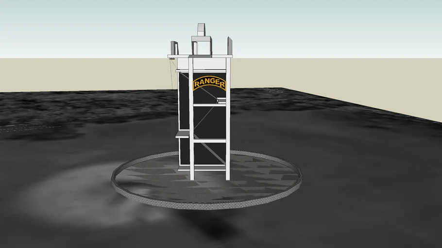 Ranger Rappel Towers at Todd Field | 3D Warehouse