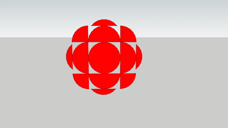 CBC (Canadian broadcasting Channel) Logo | 3D Warehouse