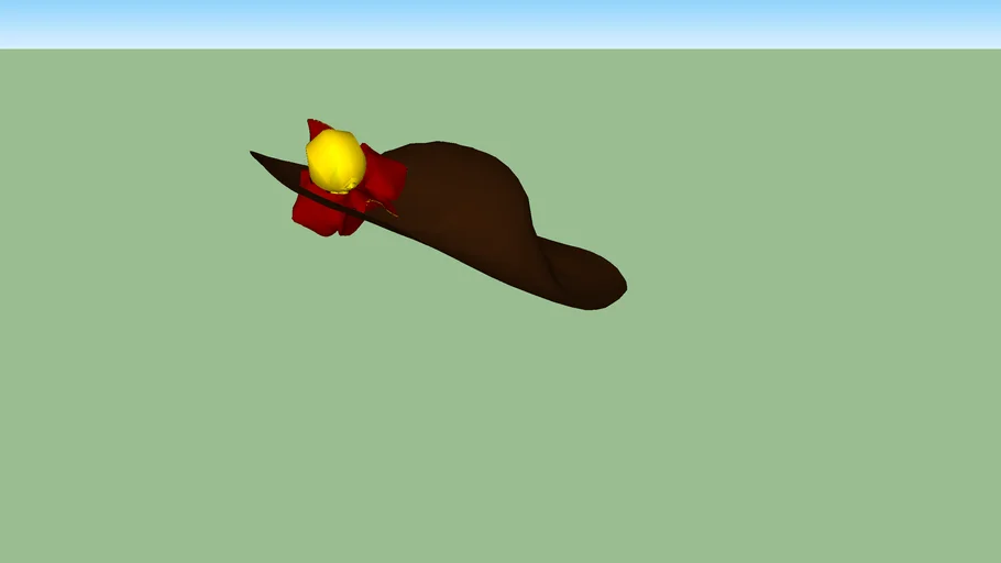 A hat I made YESTERDAY in blender | 3D Warehouse