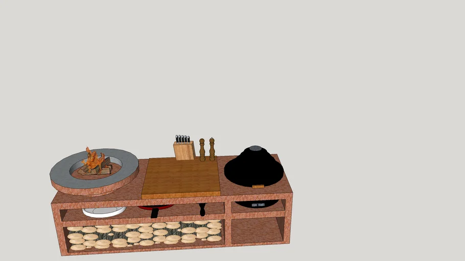 barbecue mika | 3D Warehouse