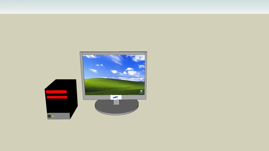Pc And Monitor | 3D Warehouse