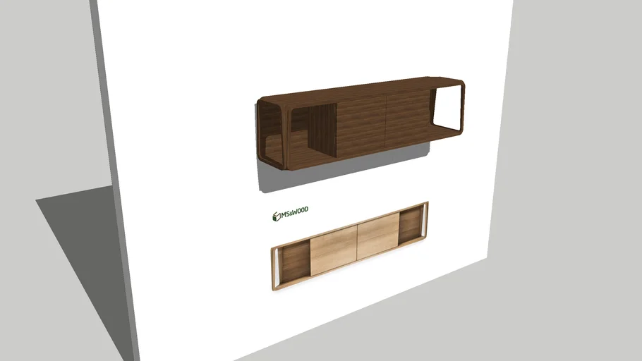 MS&Wood Primum wall unit | 3D Warehouse