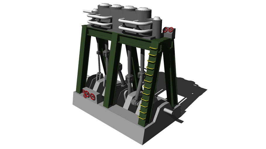 steam engine | 3D Warehouse
