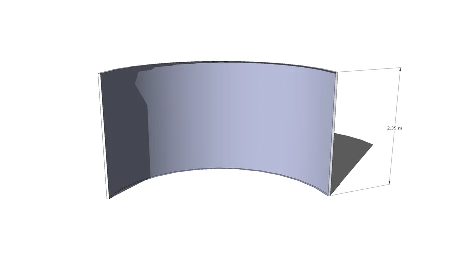 Curved Panorama Surface | 3D Warehouse