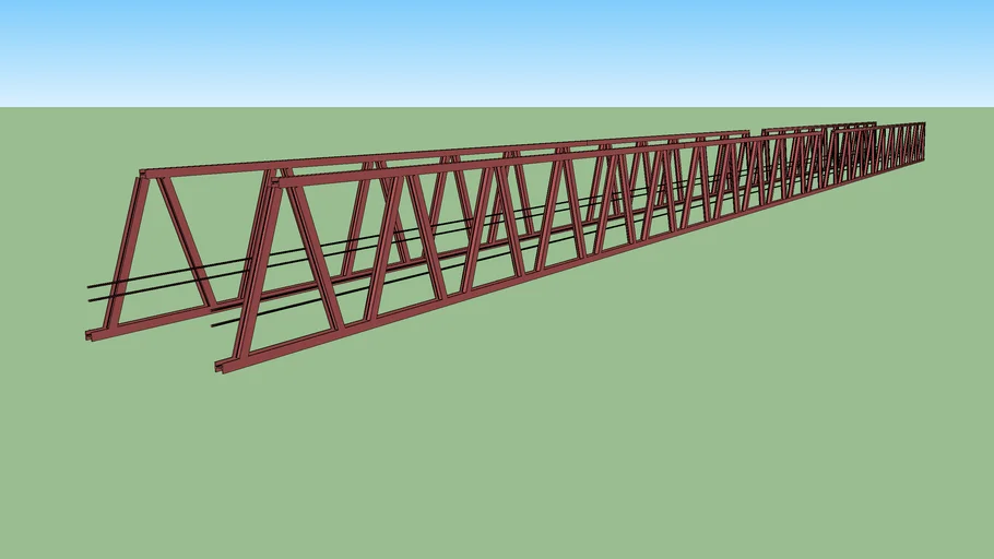 Cisadane Truss Bridge | 3D Warehouse