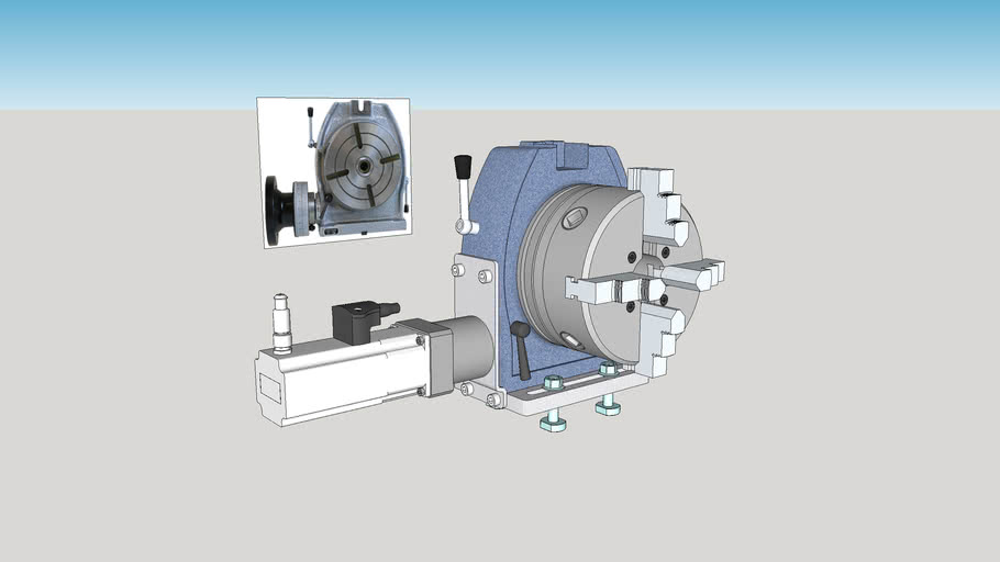 Modified Rotary Table with Festo Stepper Motor | 3D Warehouse