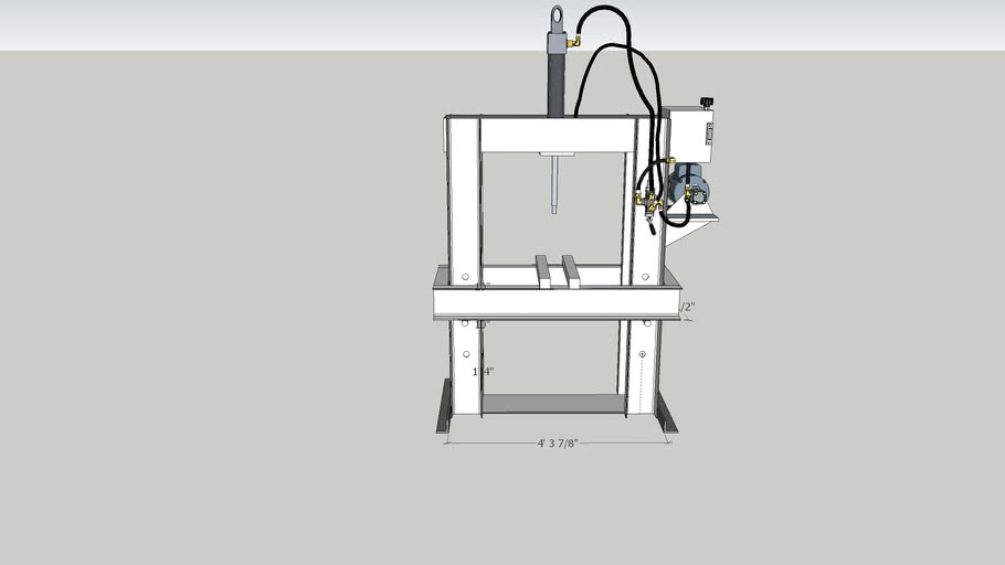 Hydraulic press 10 to 15 ton | 3D Warehouse