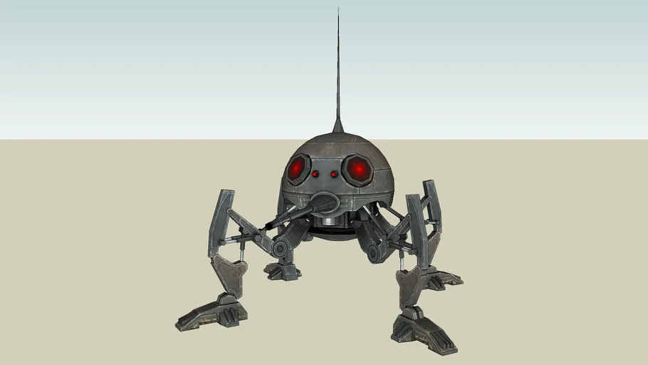 Dwarf spider droid | 3D Warehouse