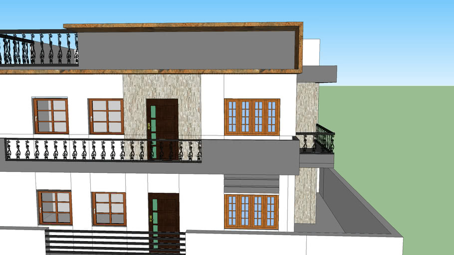 Resident Front Elevation | 3D Warehouse