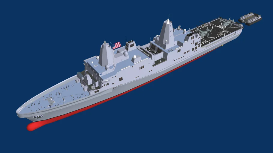 US+NAVY+LPD_21+NEW_YORK+SAN_ANTONIO_CLASS | 3D Warehouse