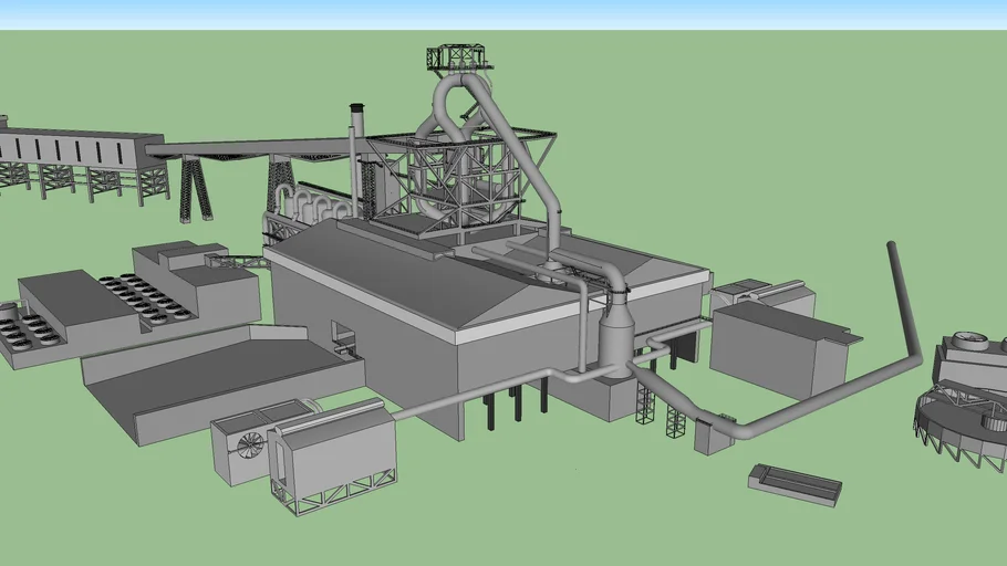 Teesside Blast Furnace | 3D Warehouse